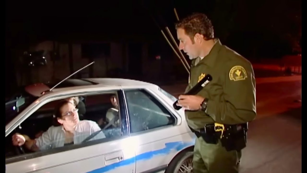 Cops Tv show San Bernardino county California. Traffic stop/drug arrest ...