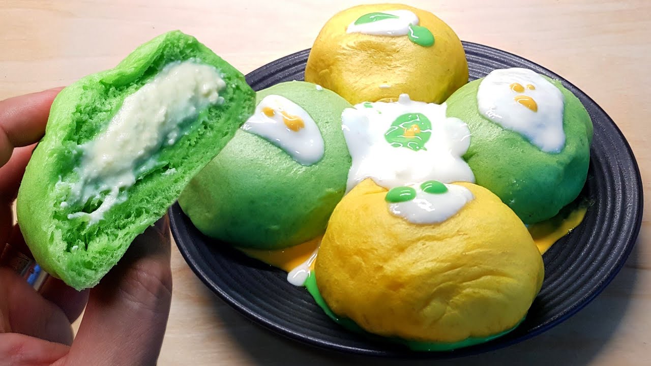 Steamed Buns Recipe 🥟 Sweet Bao Buns 🎨 Cooking with Emet - YouTube