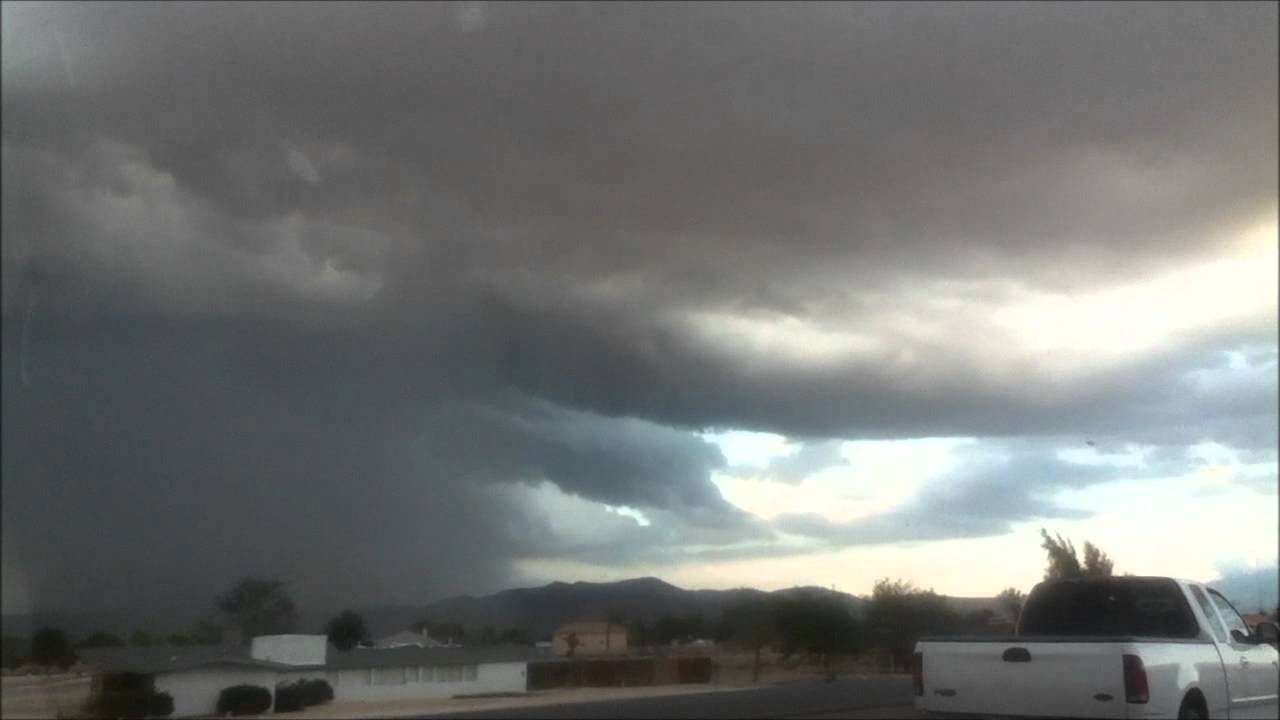 Strong Thundertorm (Apple Valley, CA) STORM #1 - YouTube