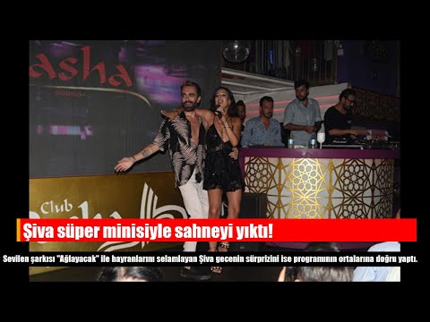 Şiva süper minisiyle sahneyi yıktı!