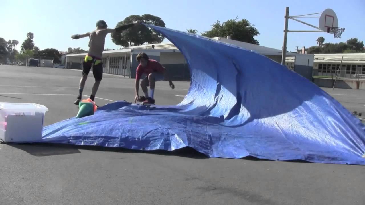 Summer 2012 Tarp Surfing - YouTube