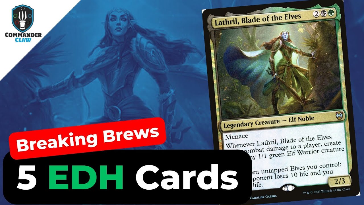 Lathrill, Blade of Elves | 5 EDH Cards | Breaking Brews | # ...