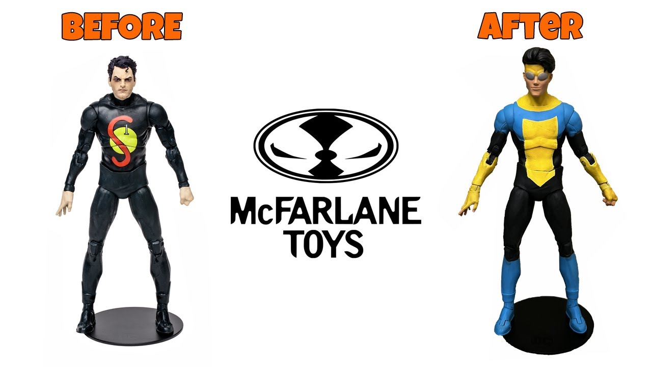 How To Custom Paint: McFarlane Toys Project Superman Custom Collectible ...