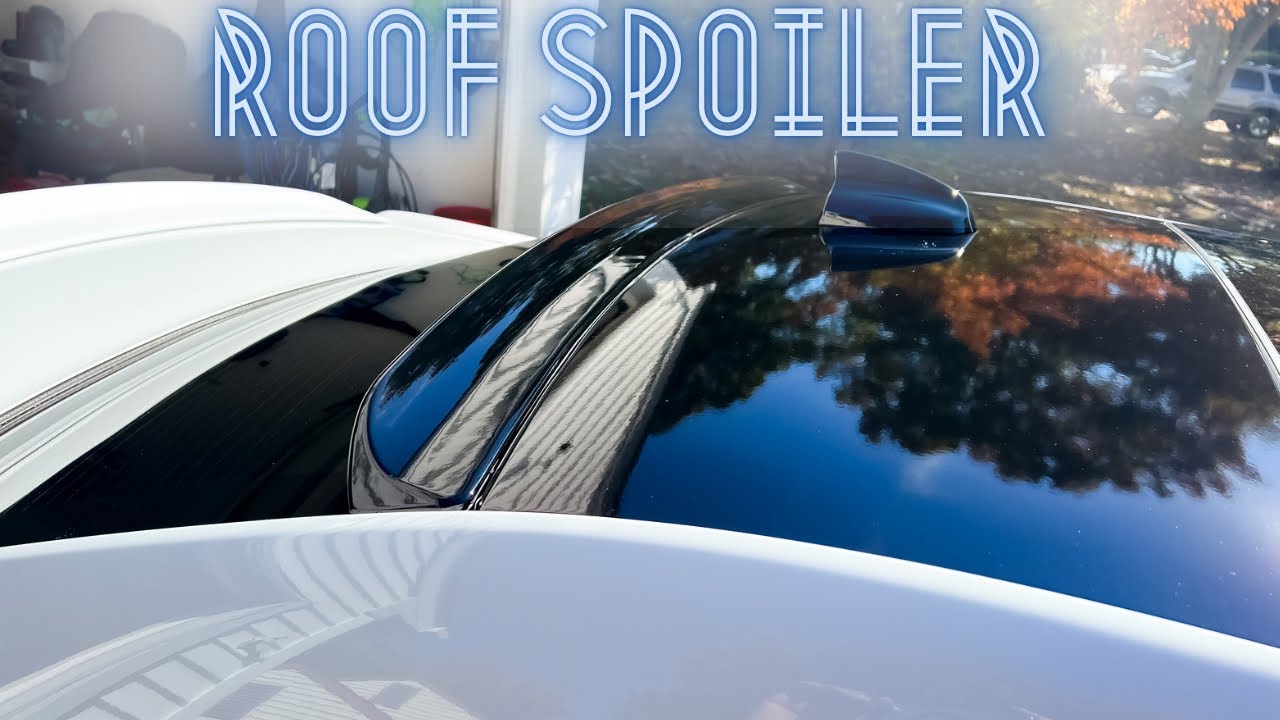 ROOF SPOILER INSTALL | 2020 CHRYSLER 300S - YouTube