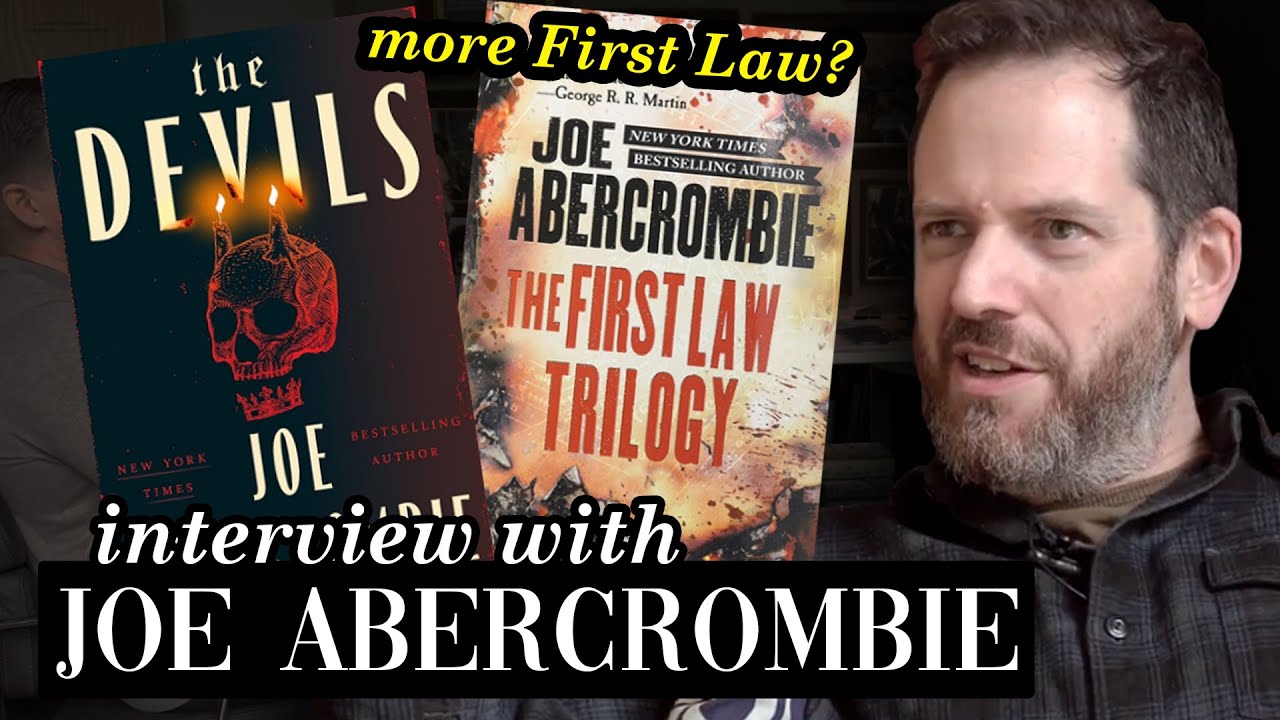 Joe Abercrombie Interview w/ Curious King and Collectible Book Vault ...