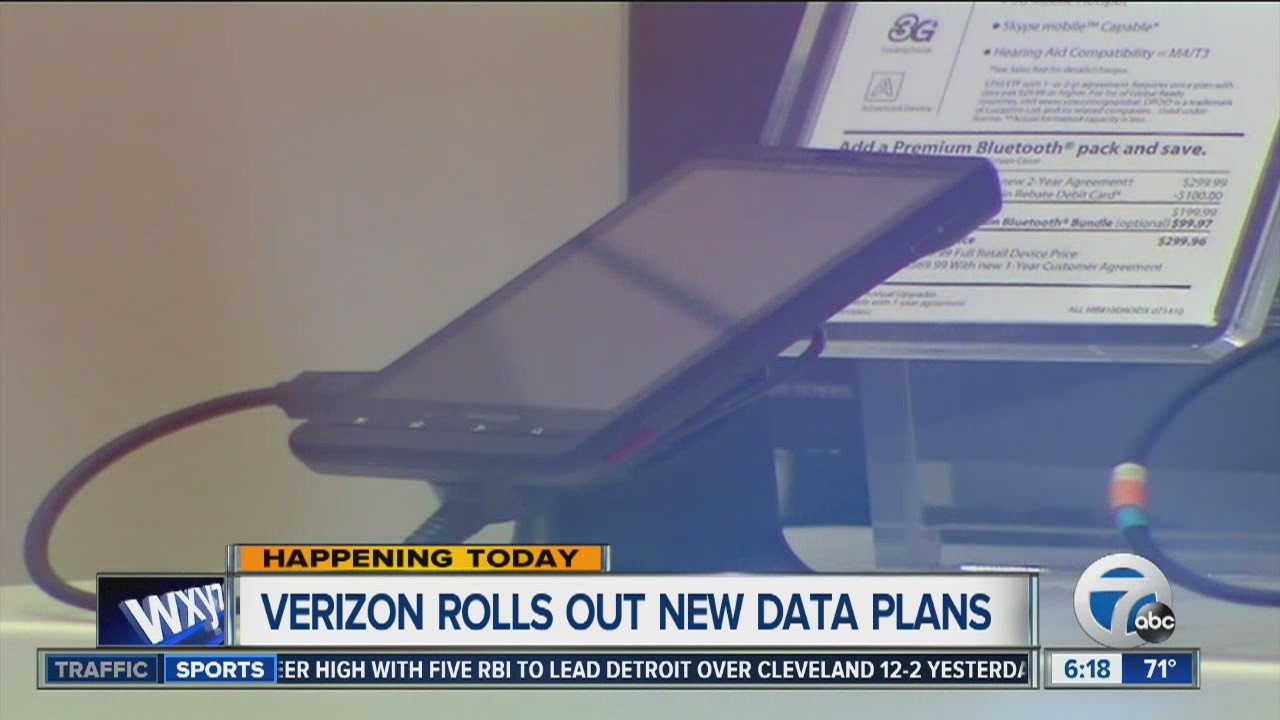 Verizon rolls out new data plans - YouTube