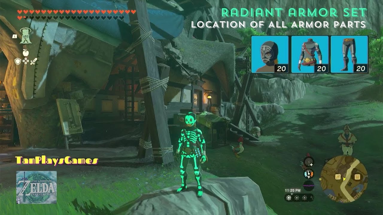 How to get Radiant armor set : Zelda Tears of The Kingdom. - YouTube