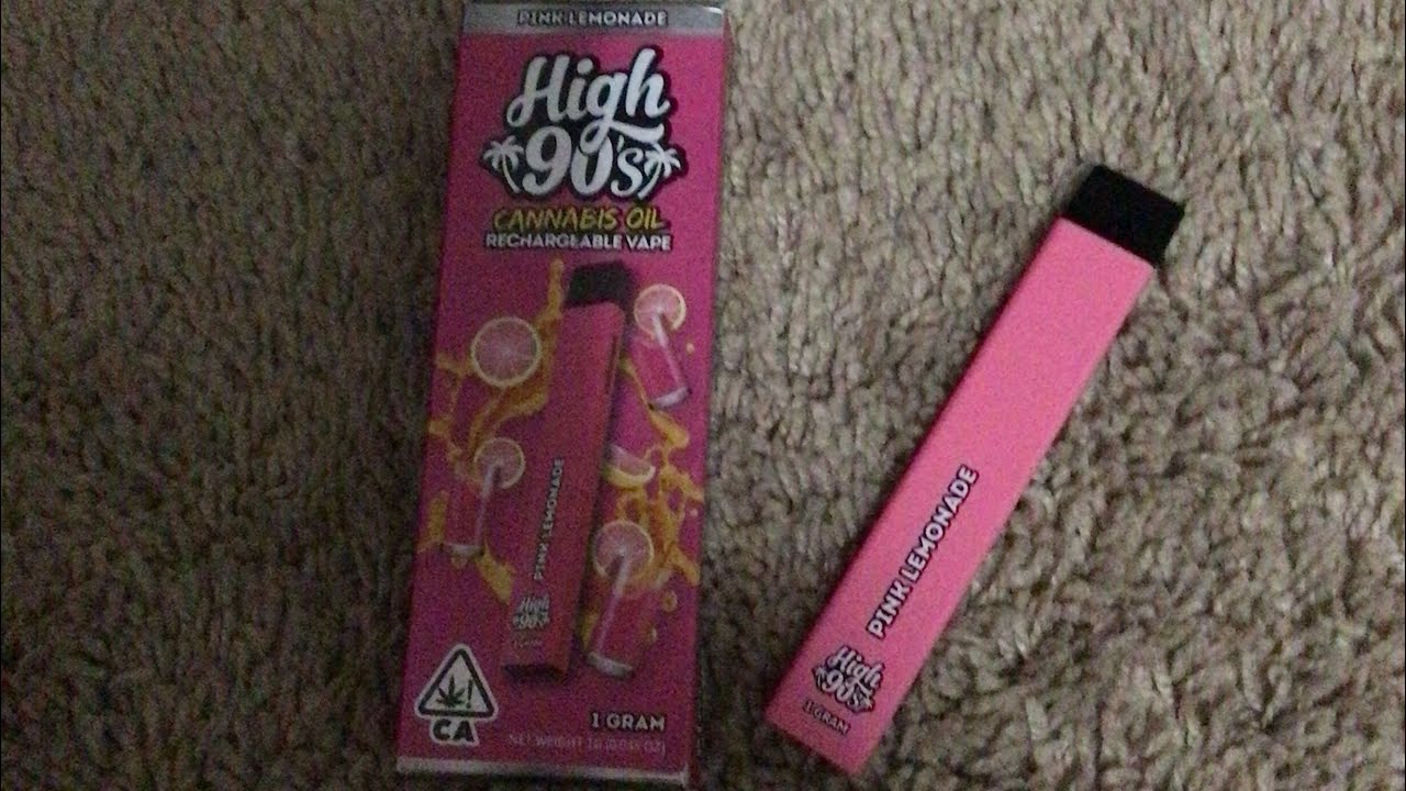 1st Review High 90s - Pink Lemonade REVIEW - YouTube