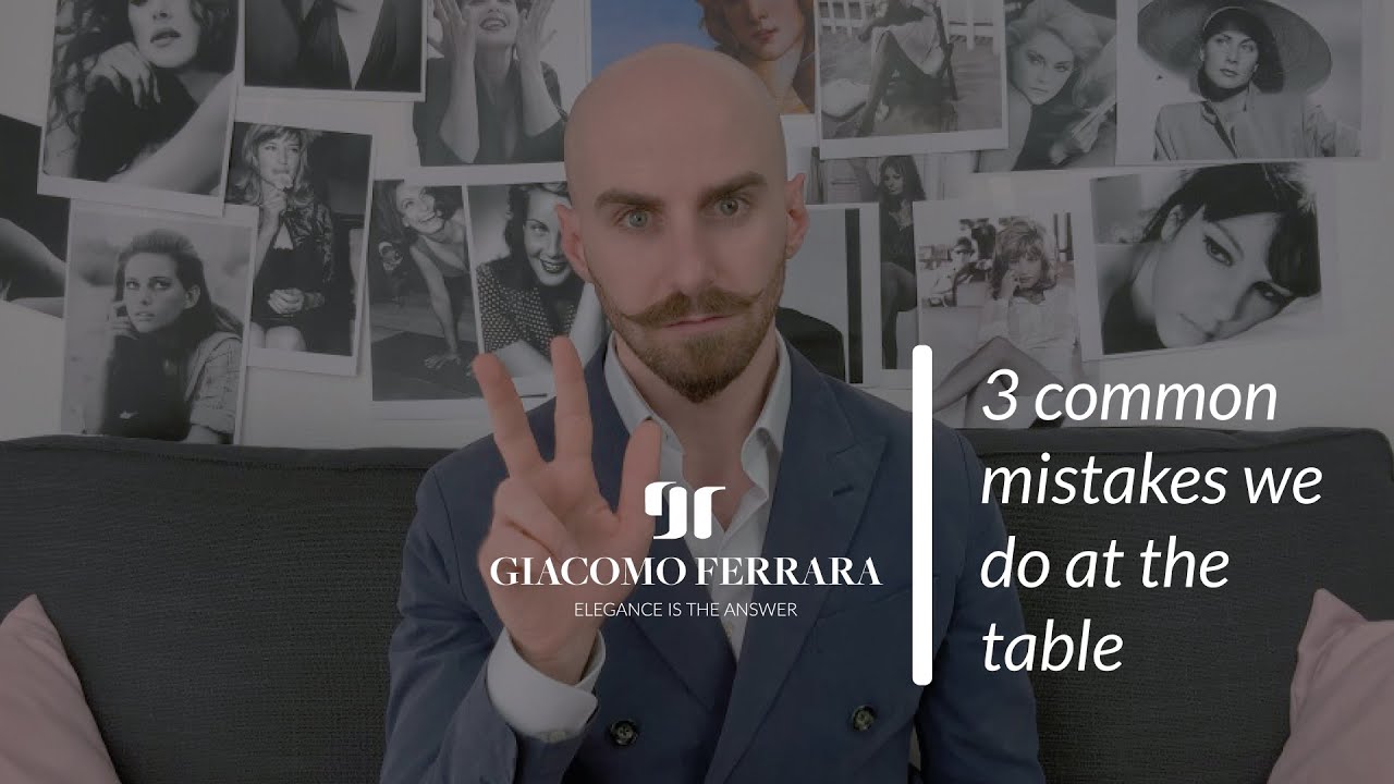 3 common mistakes we do at the table - YouTube