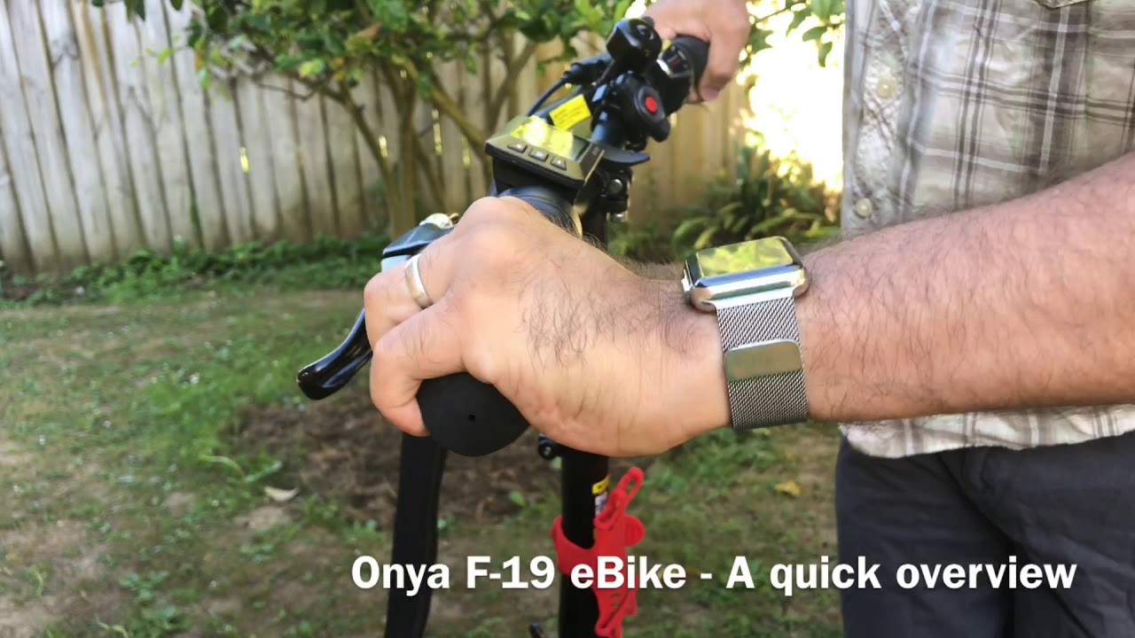 Onya F-19 eBike from EVELO - A quick overview - YouTube