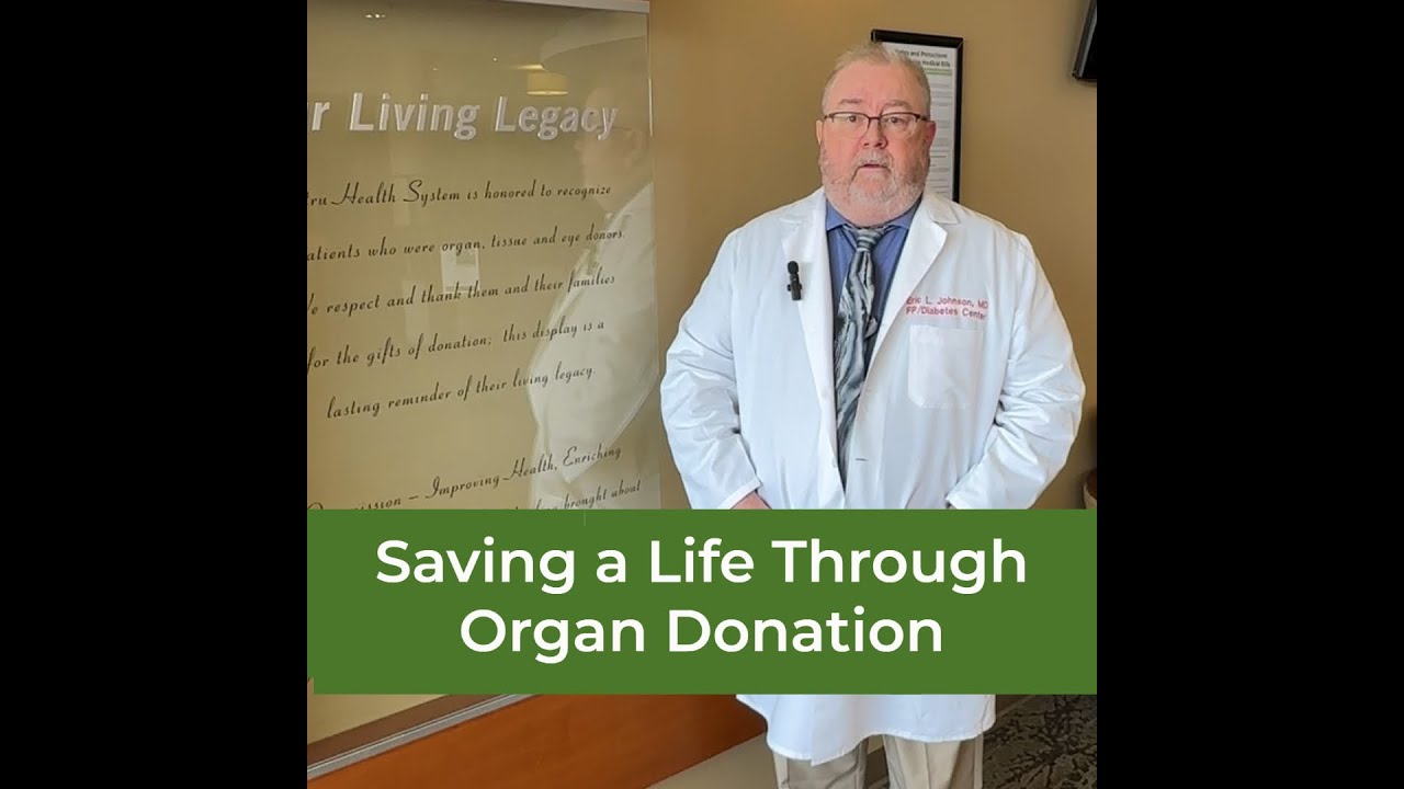 Altru Physician Dr. Eric Johnson Explains Facts About Organ Donation ...