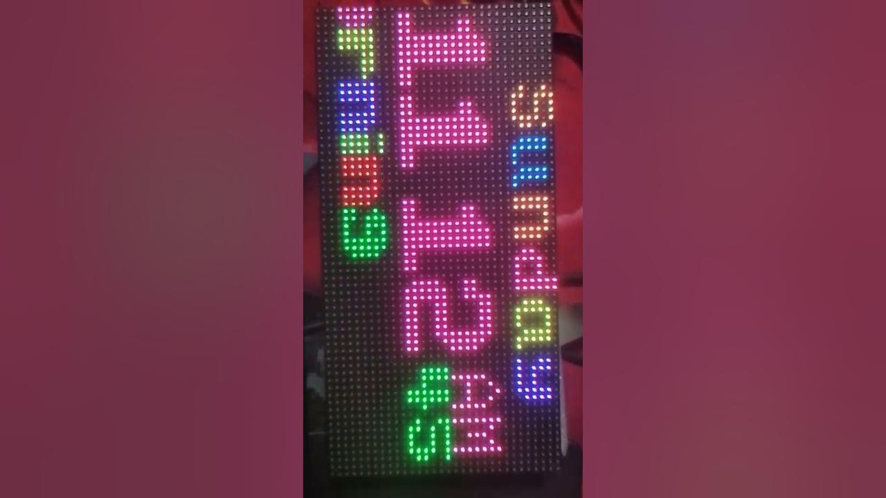 Esp32_DS1307_DHT11_Matrix_p4_RGB_64x32_DMA_Greet - YouTube