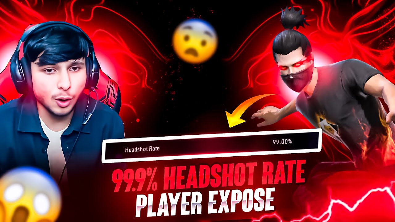 Indian 🇮🇳 Highest Headshot Rate Player 99.00% 🤯 Exposed On Live 😡 ...