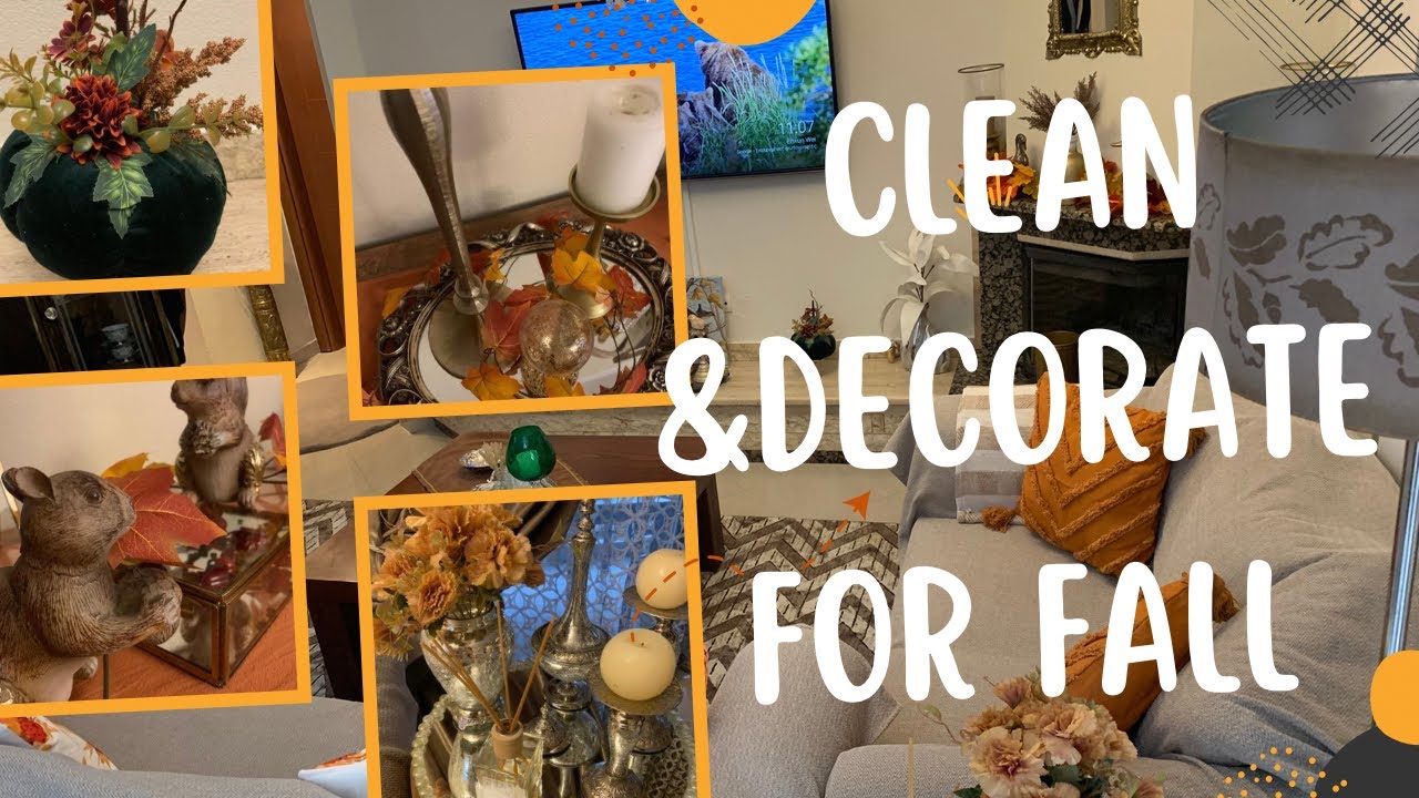 Φθινοπωρινή διακόσμηση 2022 !!Clean and decorate with me for Fall !🍂 # ...