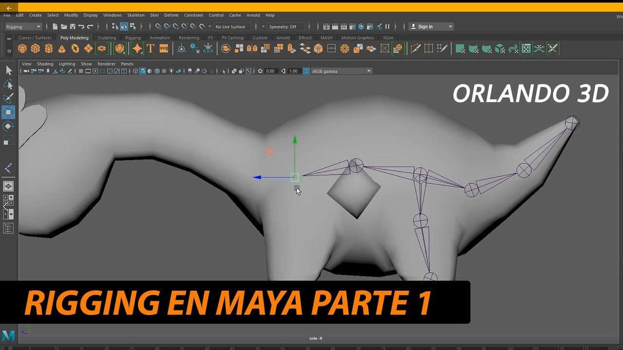 rigging de pokemón en autodesk maya - YouTube