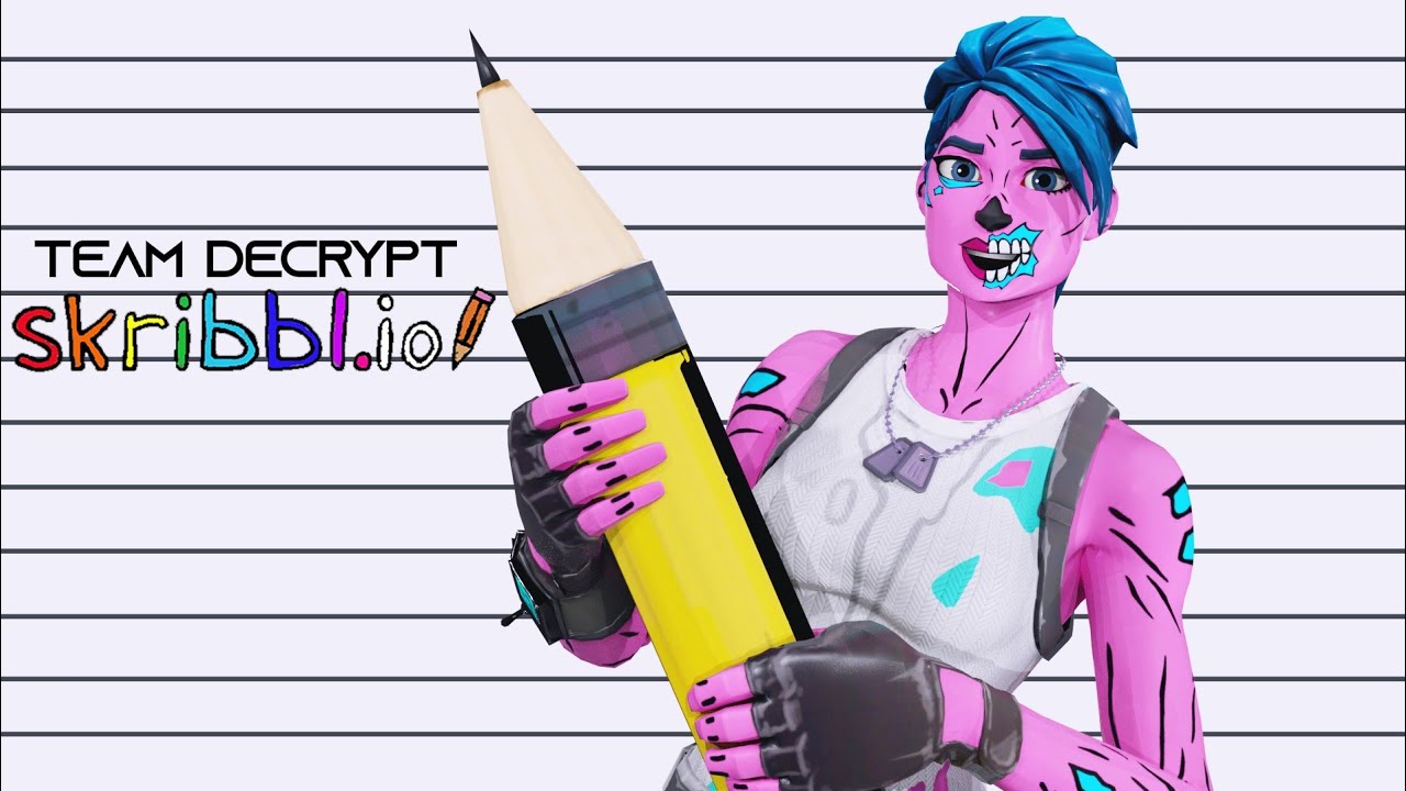 Decrypt Plays Scribble.io! (HILARIOUS) Fortnite Team Recruiting! - YouTube