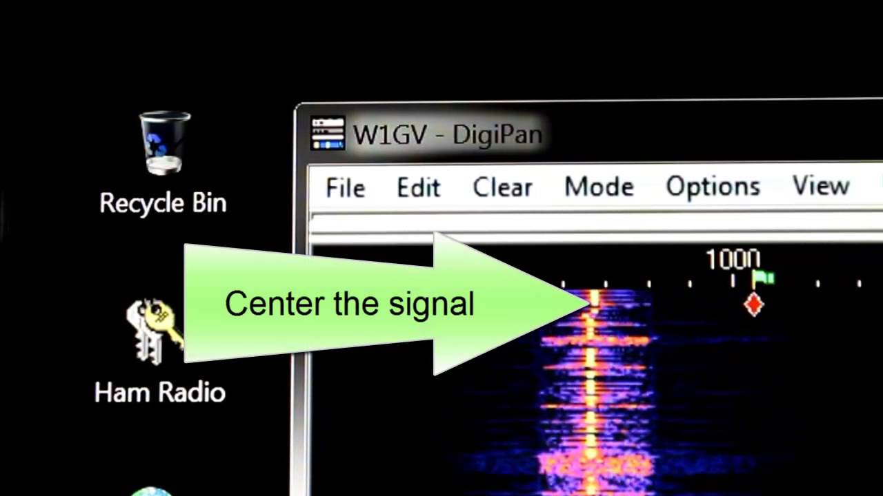 DigiPan CW Tuning Aid - YouTube