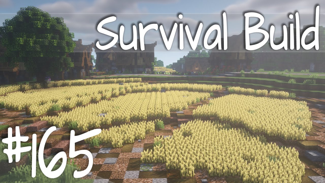 Minecraft Survival Build [#165] Bau neuer Felder und des Kuhstalls ...