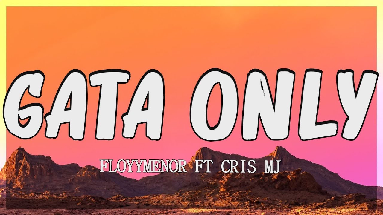FloyyMenor - GATA ONLY ft. Cris MJ (Letra/Lyrics) - YouTube