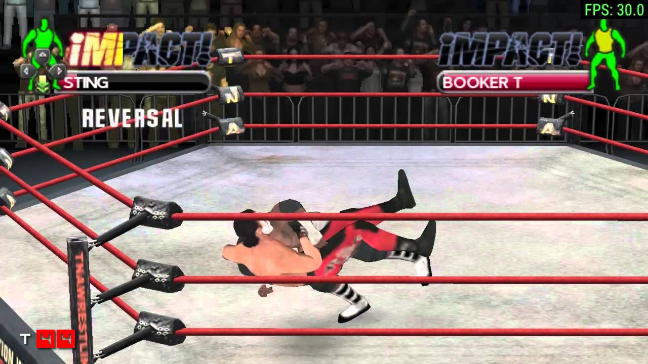 TNA IMPACT CROSS THE LINE - PPSSPP - YouTube