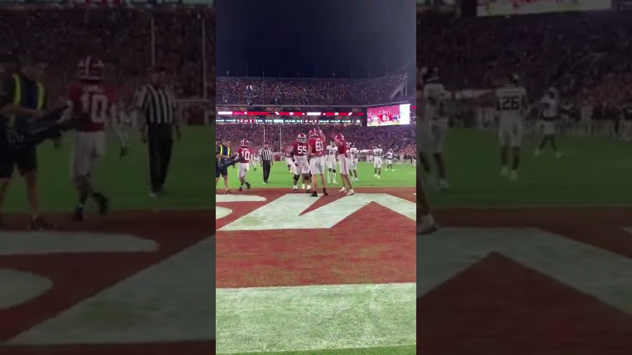 Cameron Latu with a touchdown vs Texas A&M - YouTube