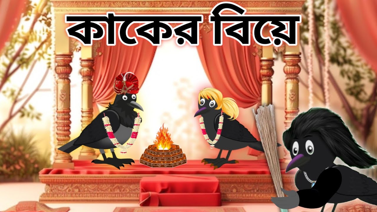 কাকের বিয়ে। Kaker Biye । Tunir cartoon । Bangla cartoon। #টুনটুনির ...