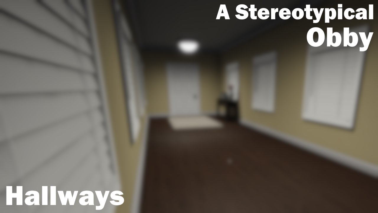 Hallways | Roblox Horror Minigame (A Stereotypical Obby) - YouTube
