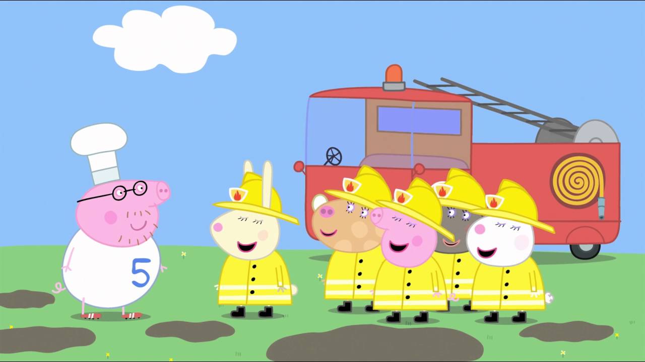 Peppa Pig 粉紅豬小妹 S407 【The Fire Engine Princess Peppa】 - YouTube