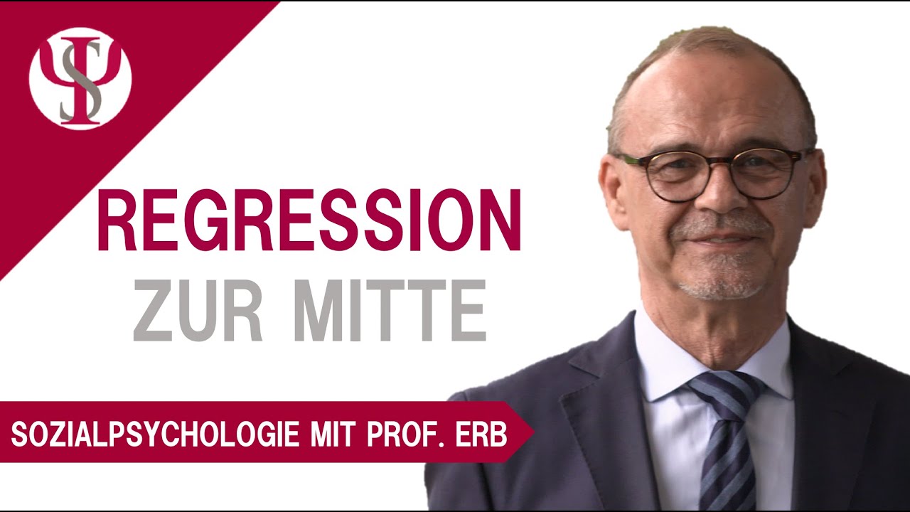 Regression zur Mitte | Sozialpsychologie mit Prof. Erb - YouTube