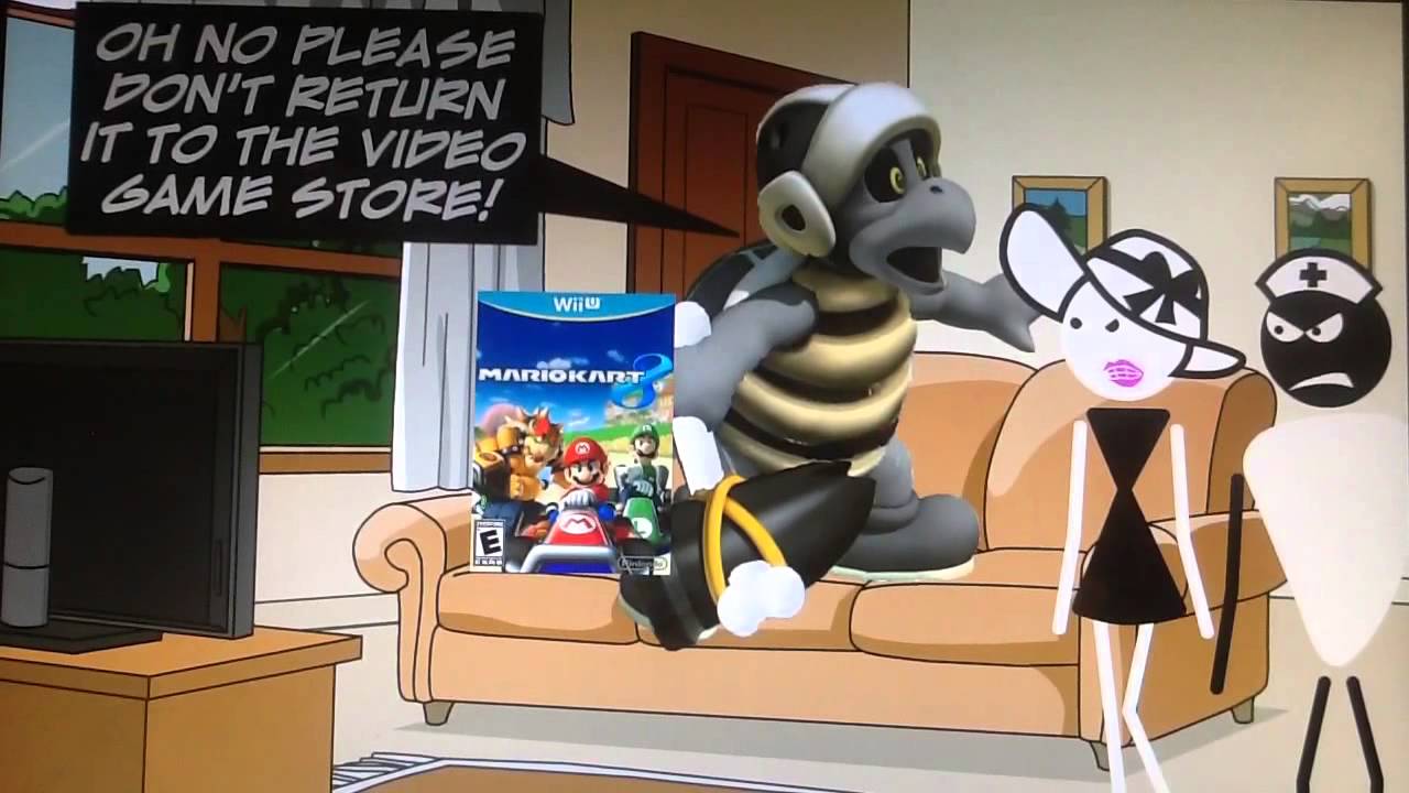 Dry Bone Bro Gets Mario Kart 8 While Grounded - YouTube