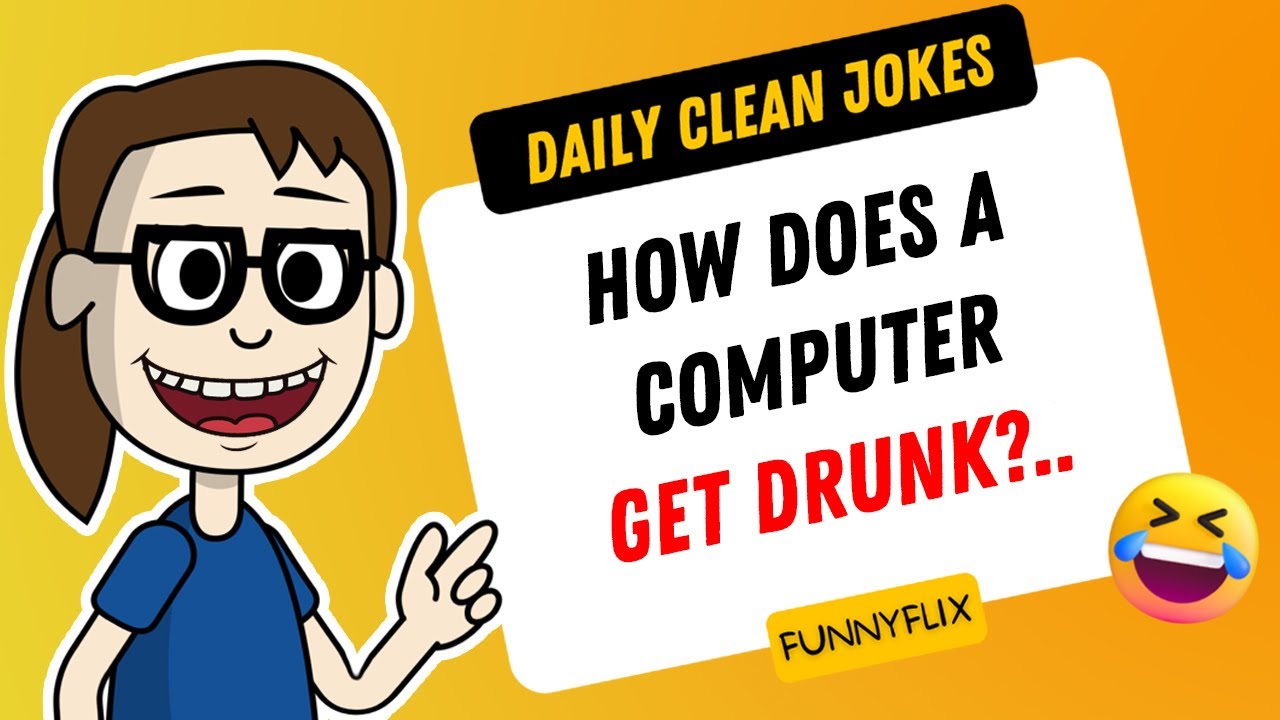 CLEAN JOKES OF THE DAY: How does a computer get drunk? - YouTube