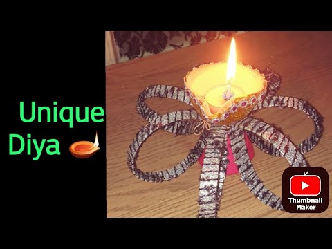 How to make Unique 🪔 Diya !Watch and make - YouTube