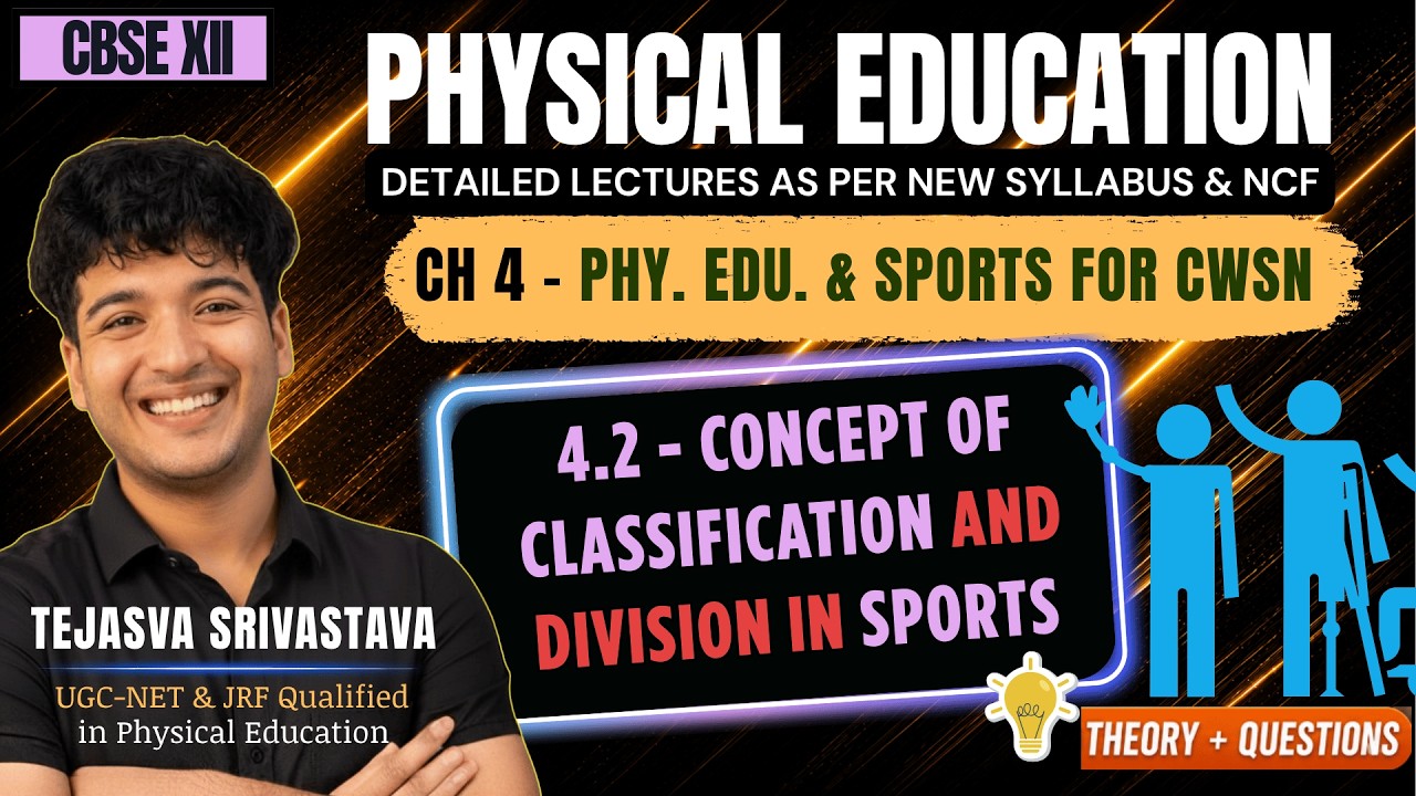 Chapter 4.2 - Concept of Classification and Division in Sports | Class ...