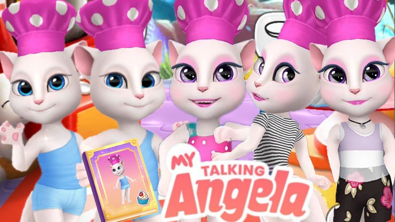 ️My Talking Angela Chefs Album Complete New Update ️|Chamor Games - YouTube