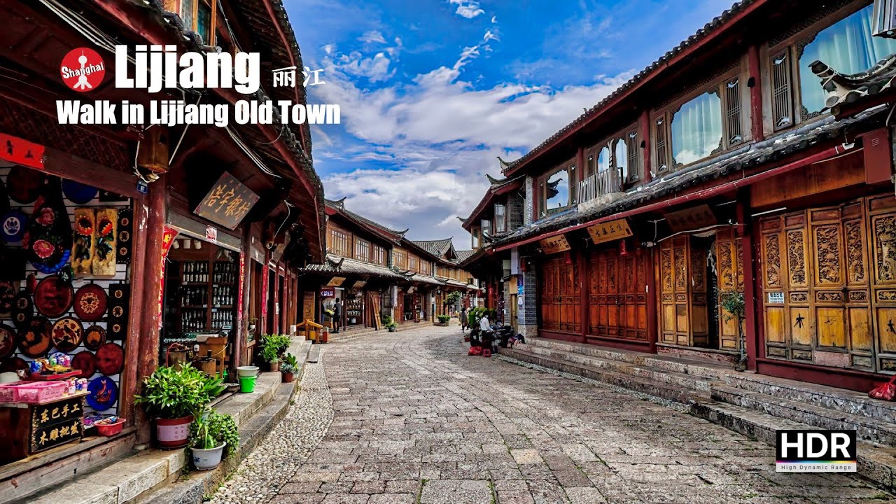 Old Town of Lijiang - Walking around UNESCO site - 4K HDR - YouTube