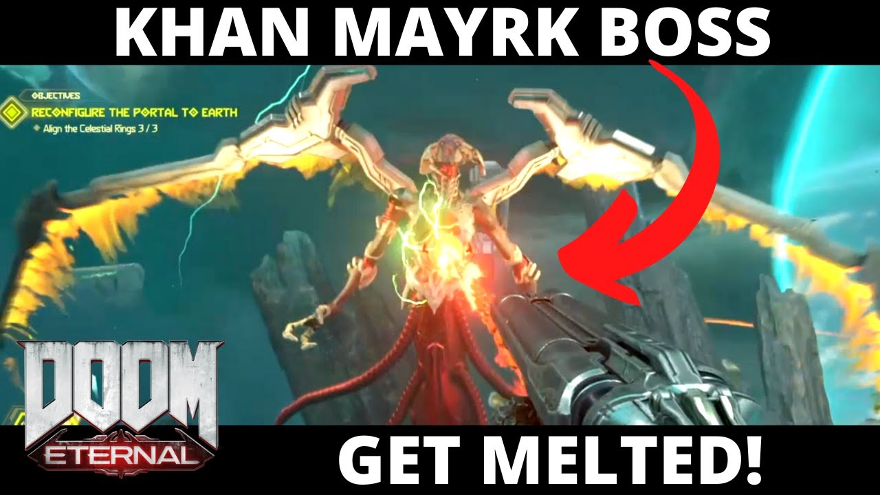 Khan Maykr Fight HOW TO MELT HER EASY - Doom Eternal Boss Fight (No ...