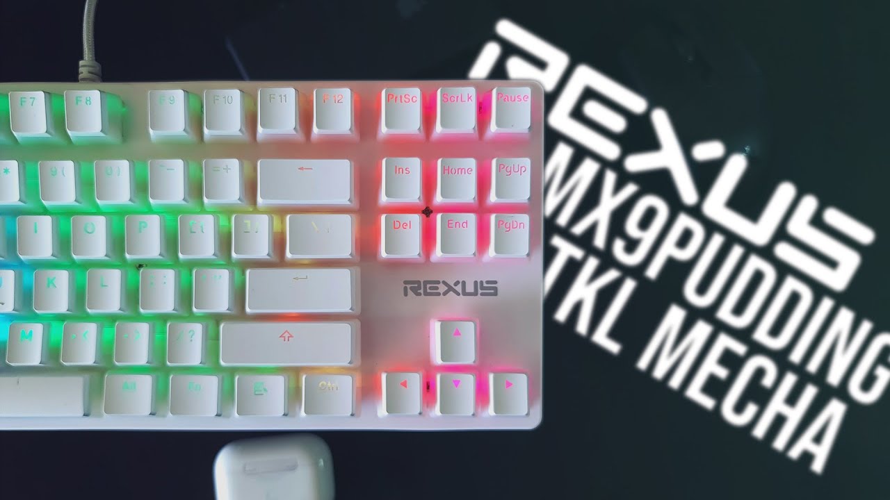 Rexus MX9P, Cakep Layout TKL Dengan Keycaps Pudding! - YouTube