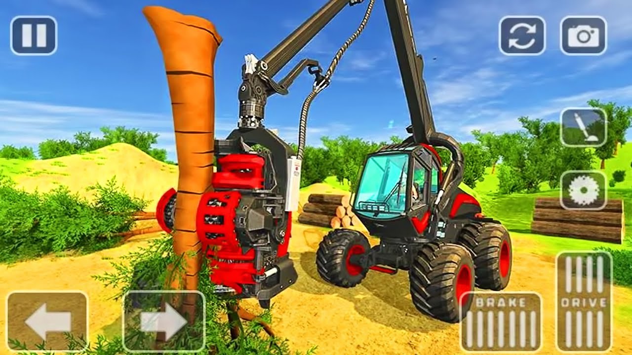 Timber Lorry 2019: Tree Mover Logging Truck Driver - Android GamePlay ...