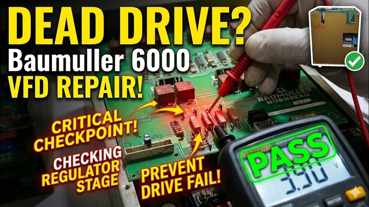 Baumuller 6000 VFD Maintenance . VFD Maintenance - YouTube