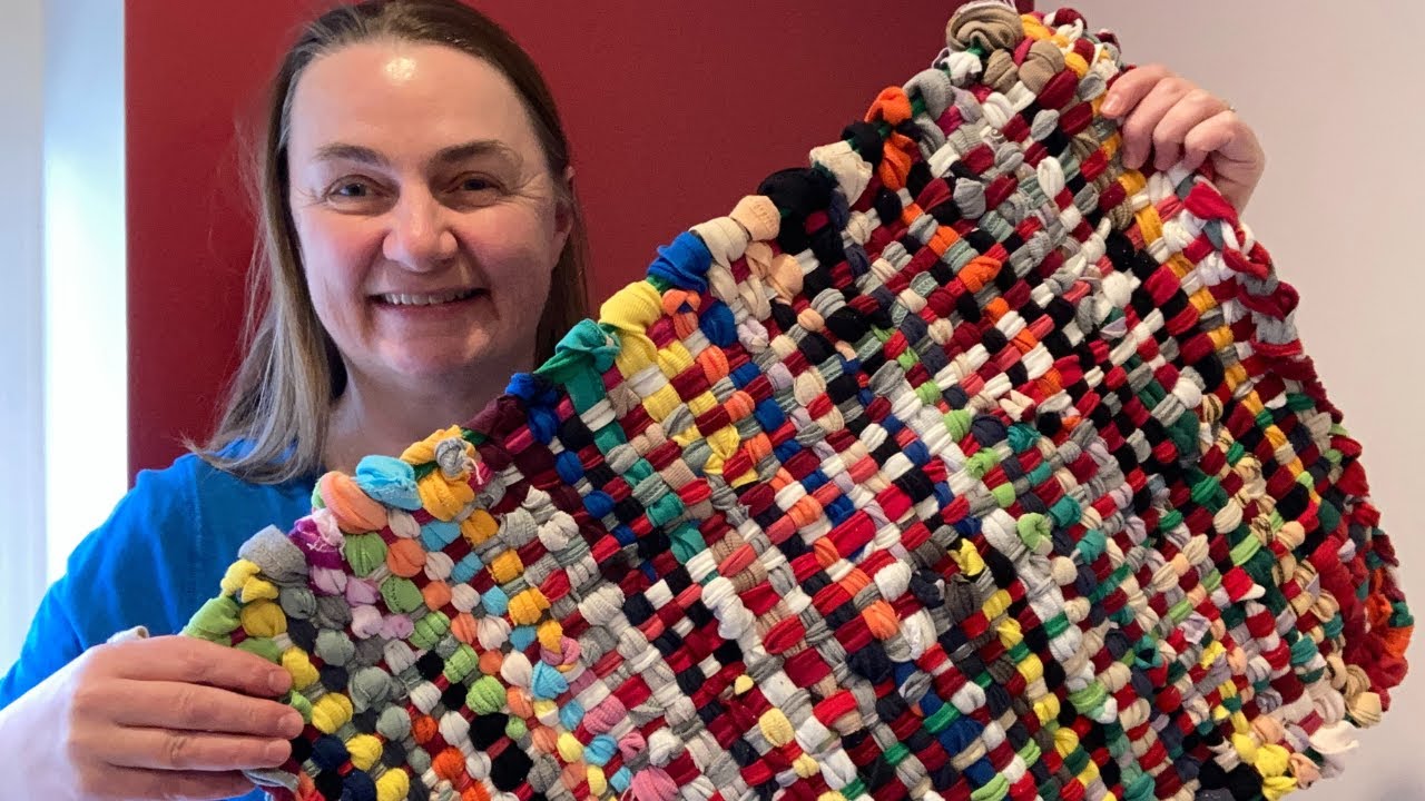 Weaving T-shirt & Sock Rugs: New Method to Finish - Plus Your 8 ...
