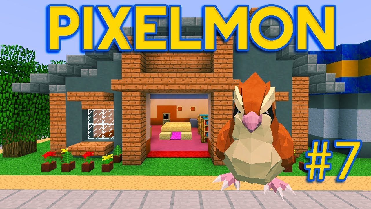Minecraft: Pixelmon Adventures Ep 7 - Trainer House Showdown! - YouTube