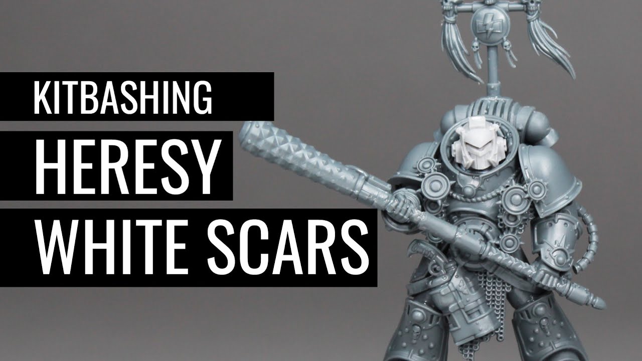 WHITE SCARS PRAETOR | WARHAMMER: THE HORUS HERESY | KITBASH! - YouTube