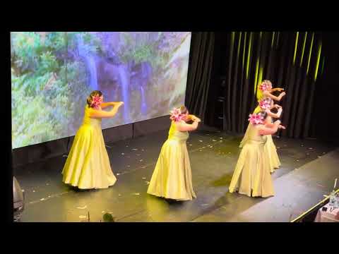 Hālau Hula ‘O Hokulani performing “Hawai’i Kamaha’o” at Hula Oni E ...
