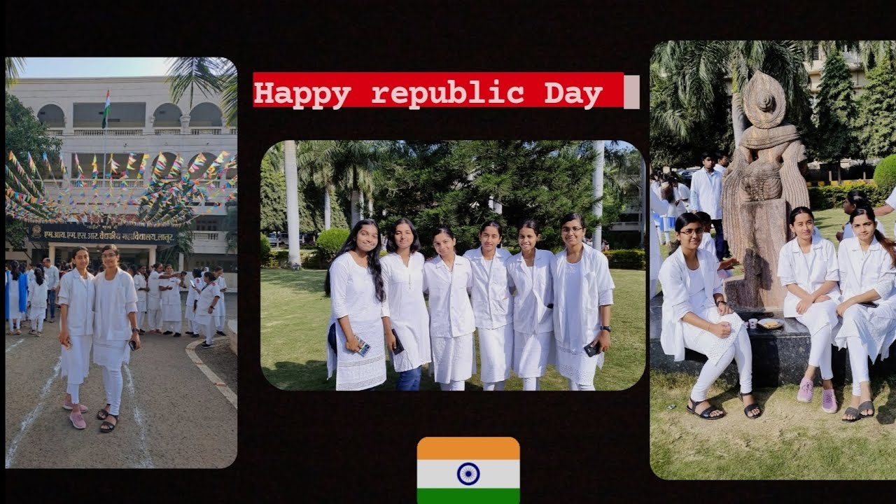 #republicday 🇨🇮#Tiranga#mimsr (MIT) latur.#medico things #INDIA#Flag ...