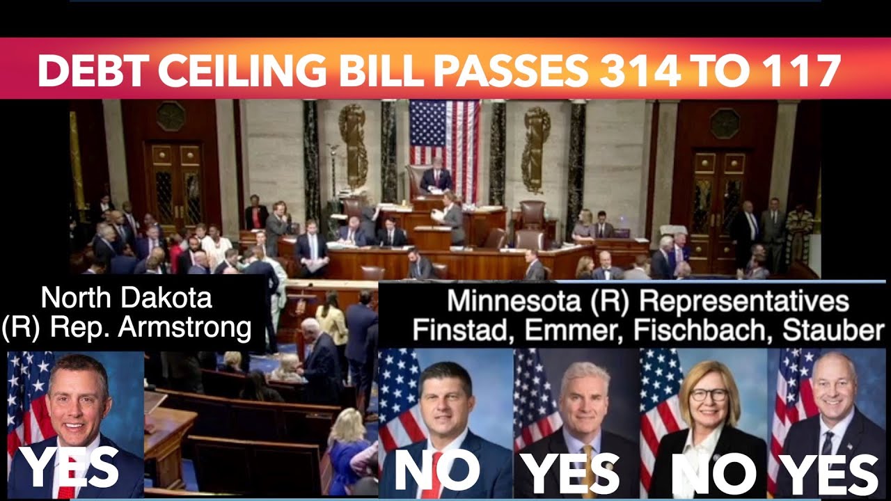 DEBT CEILING BILL PASSES: How MN & ND Representatives Voted - YouTube