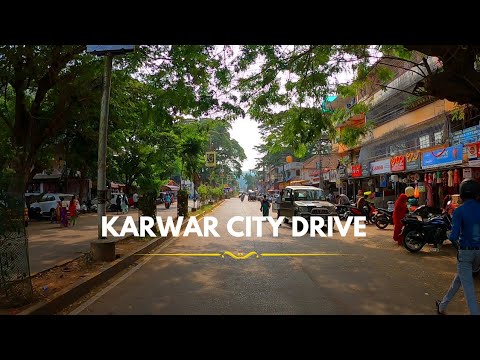 Karwar city drive || Karwar market road || karwar city ||Travel and ...