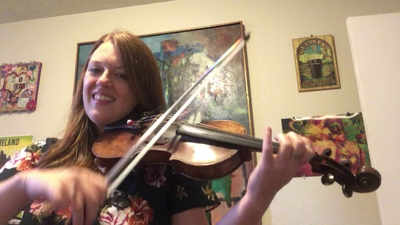 Drowsy Maggie FIDDLE TUTORIAL arranged for string orchestra - YouTube