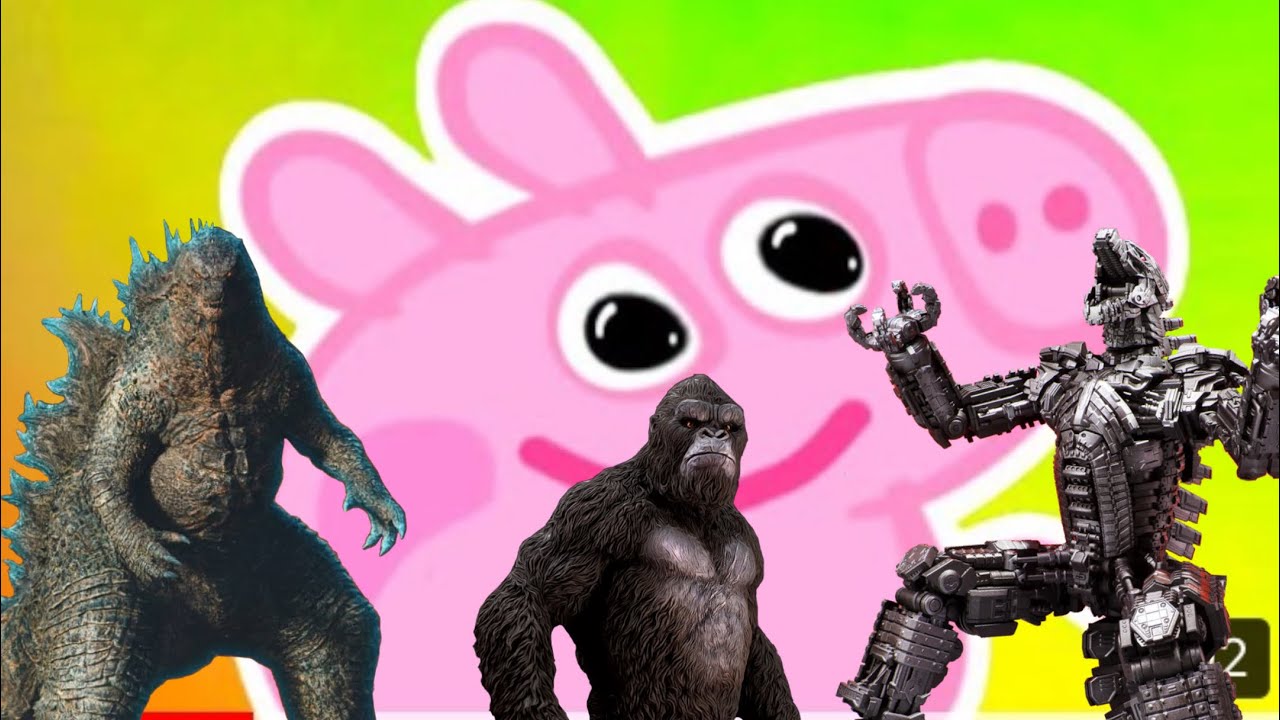 Godzilla Kong and Mechagodzilla react to: peppa pig doesn’t like ...