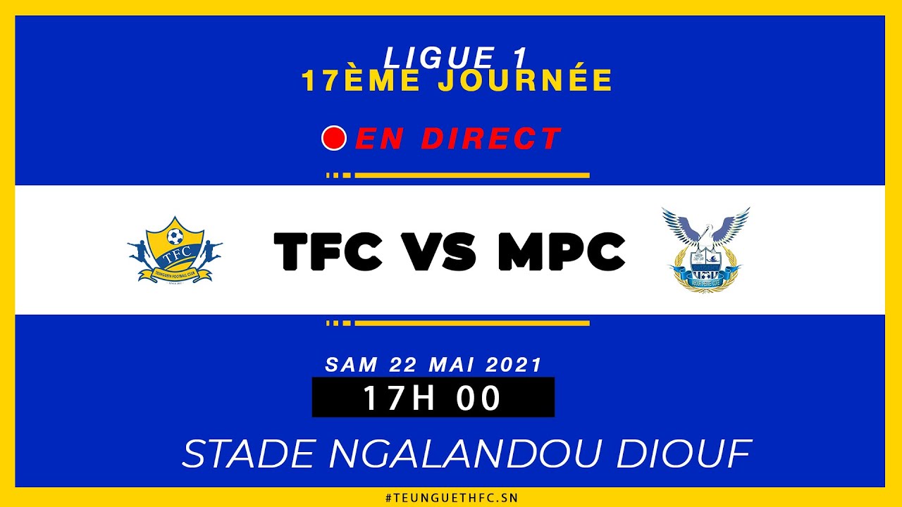 TFC-MBOUR PC (17EMEJOURNÉE L1) - YouTube