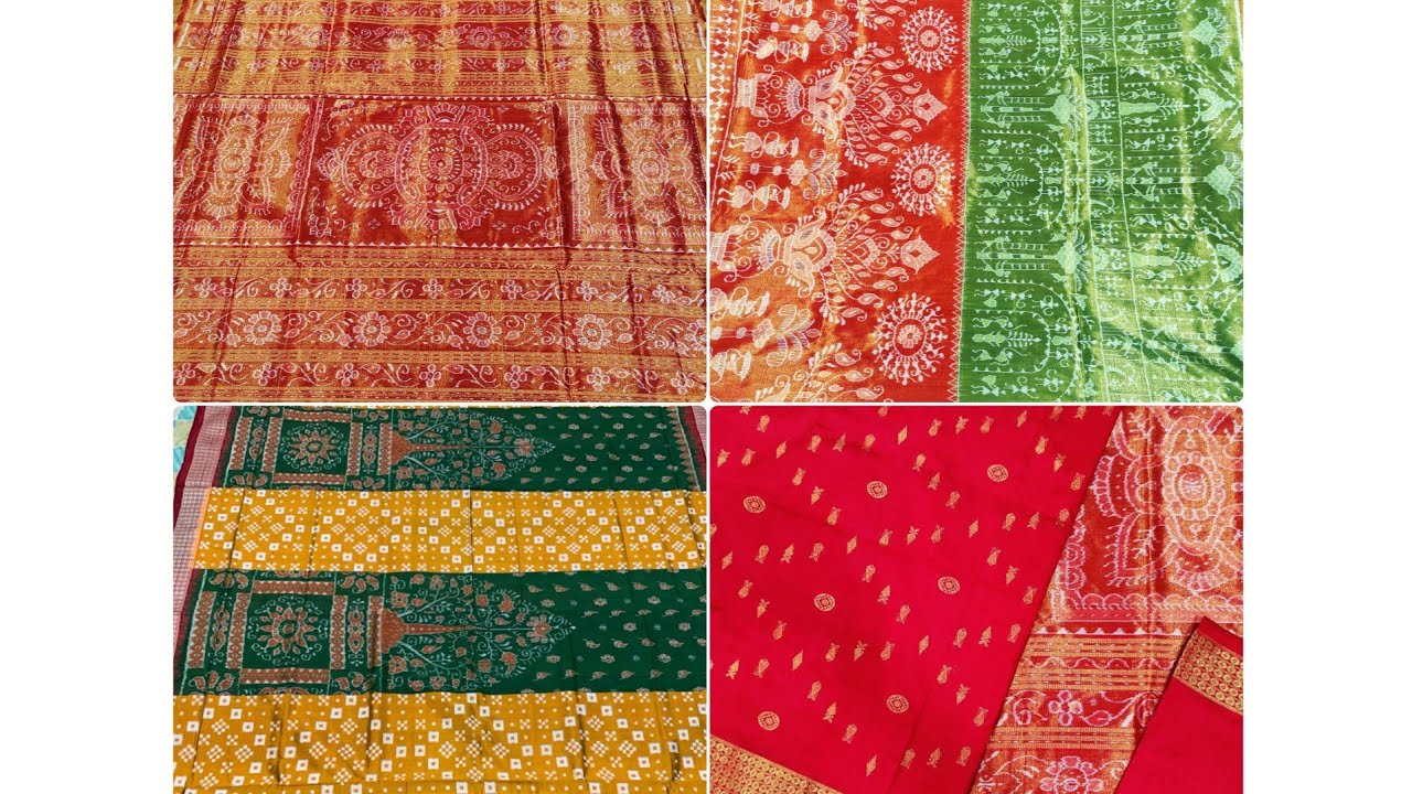 Latest Design Sambalpuri pure silk patta saree with price..booking ...